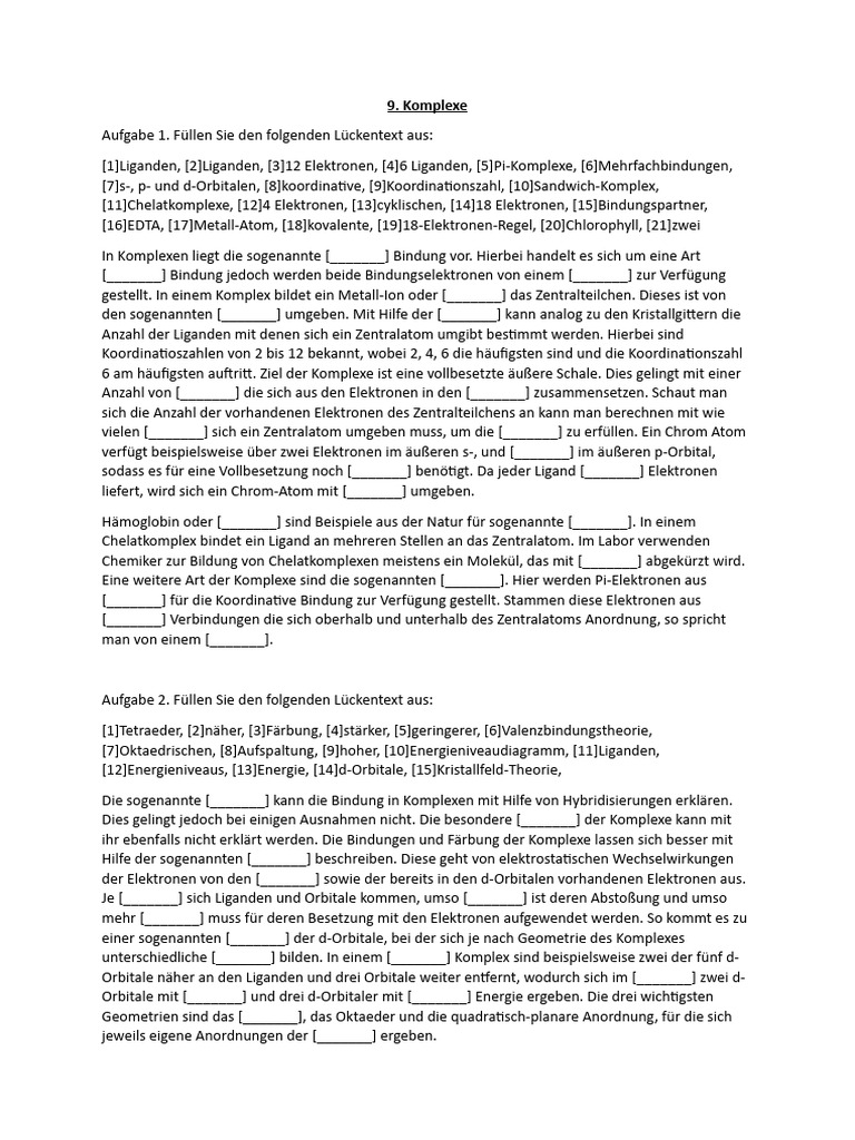 10. AB Komplexe 4 | PDF