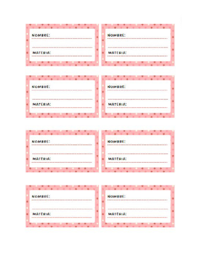 Stiker Cuadernos | PDF