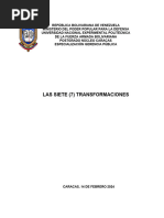 Las Siete Transformaciones de Venezuela (7T-2030) 24 | PDF