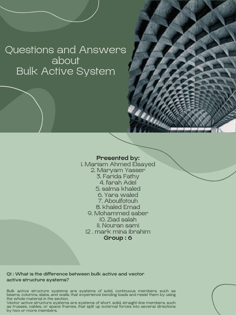 Questions and Answers About Bulk Active System | PDF