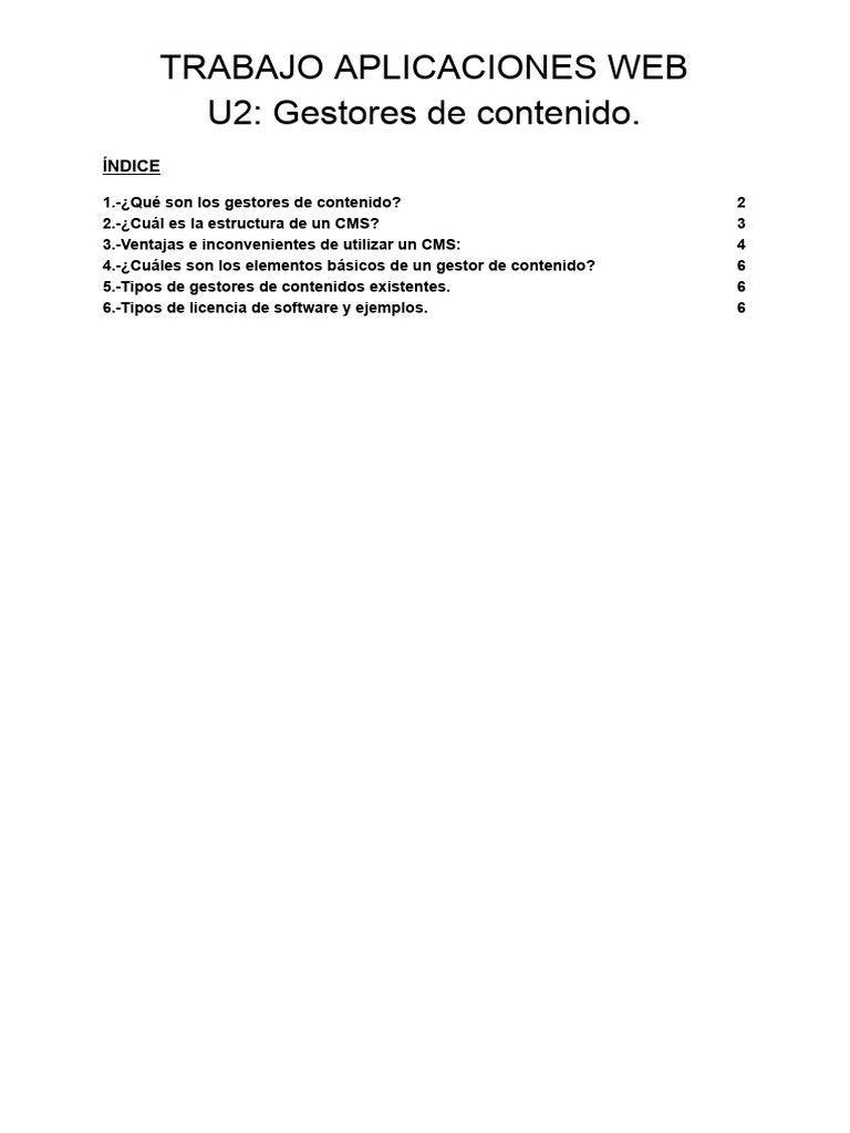 Guía Completa sobre Gestores de Contenido | PDF | Aplicación web | Sitios web