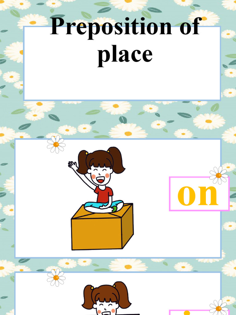 Preposition of Place | PDF