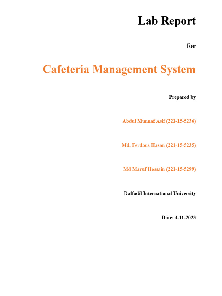 Data Structure Project Report Pdf
