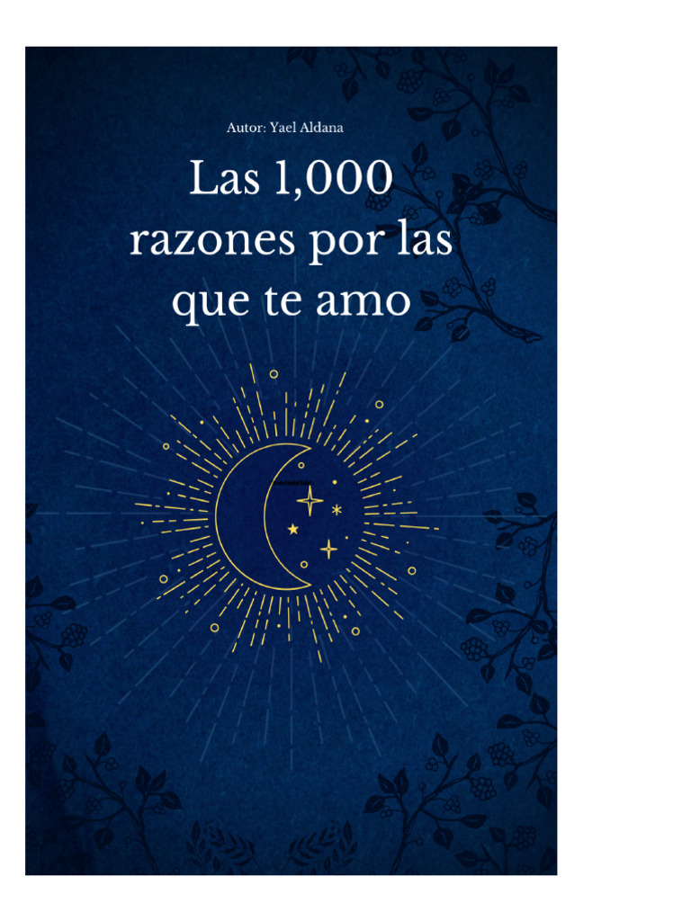 1,000 Razones Por Las Que Te Amo | PDF | Amor | Poesía