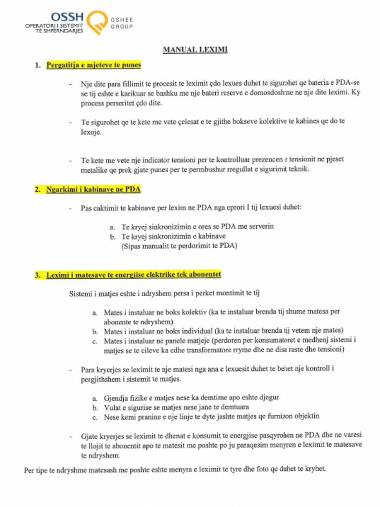 Manual Leximi Ossh | PDF