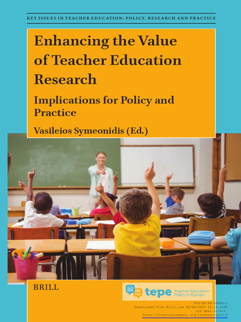 Enhancing The Value of Teacher Education Research: Implications For Policy and Practice | PDF ...