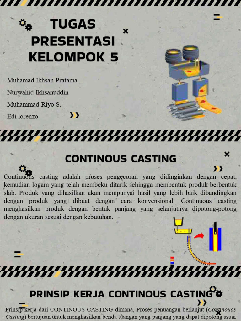 Proses dan Jenis Continuous Casting | PDF