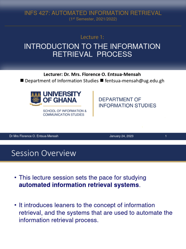 Automated Information Retrieval Overview | PDF | Databases | Information Retrieval