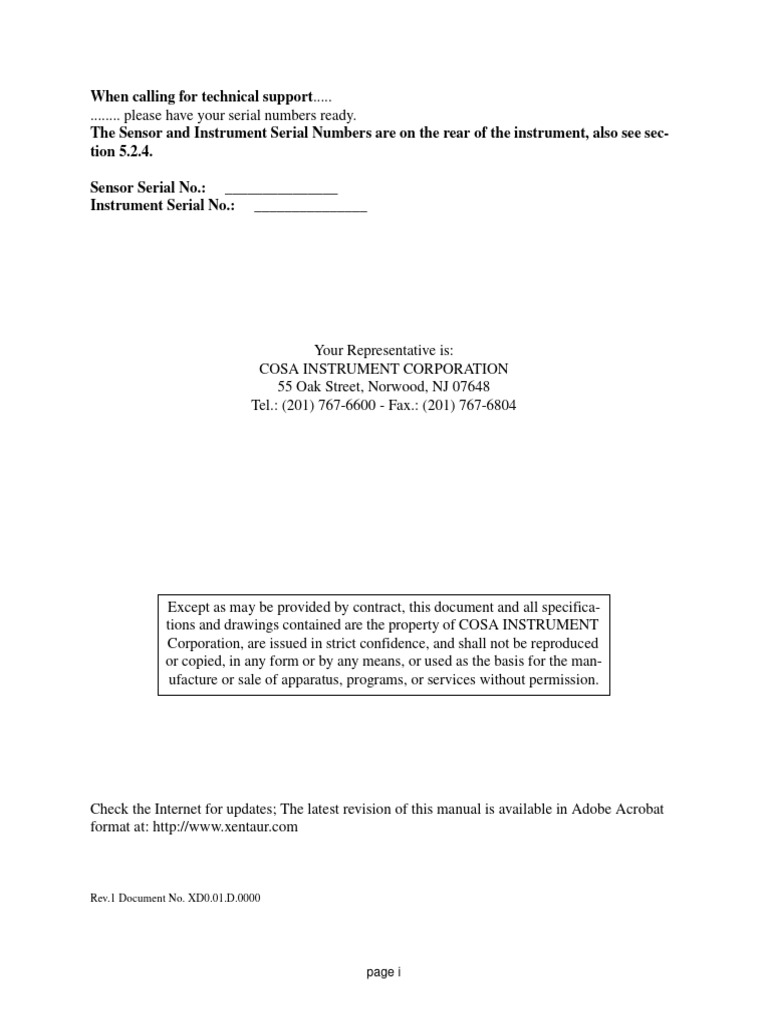 Xentaur XPDM Dew Point User Manual | PDF | Pipe (Fluid Conveyance ...
