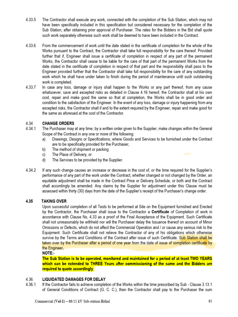 Contract Clause-4.35 | Download Free PDF | Justice | Crime & Violence