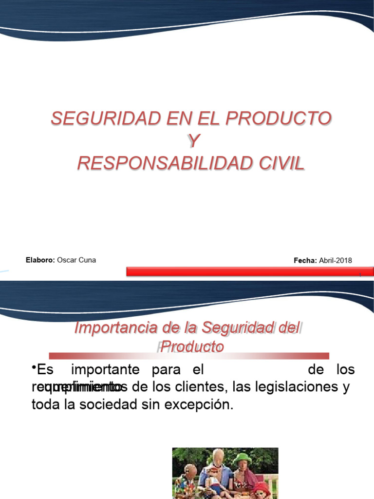 Seguridad y Responsabilidad del Producto | PDF | Negocios | Tecnología
