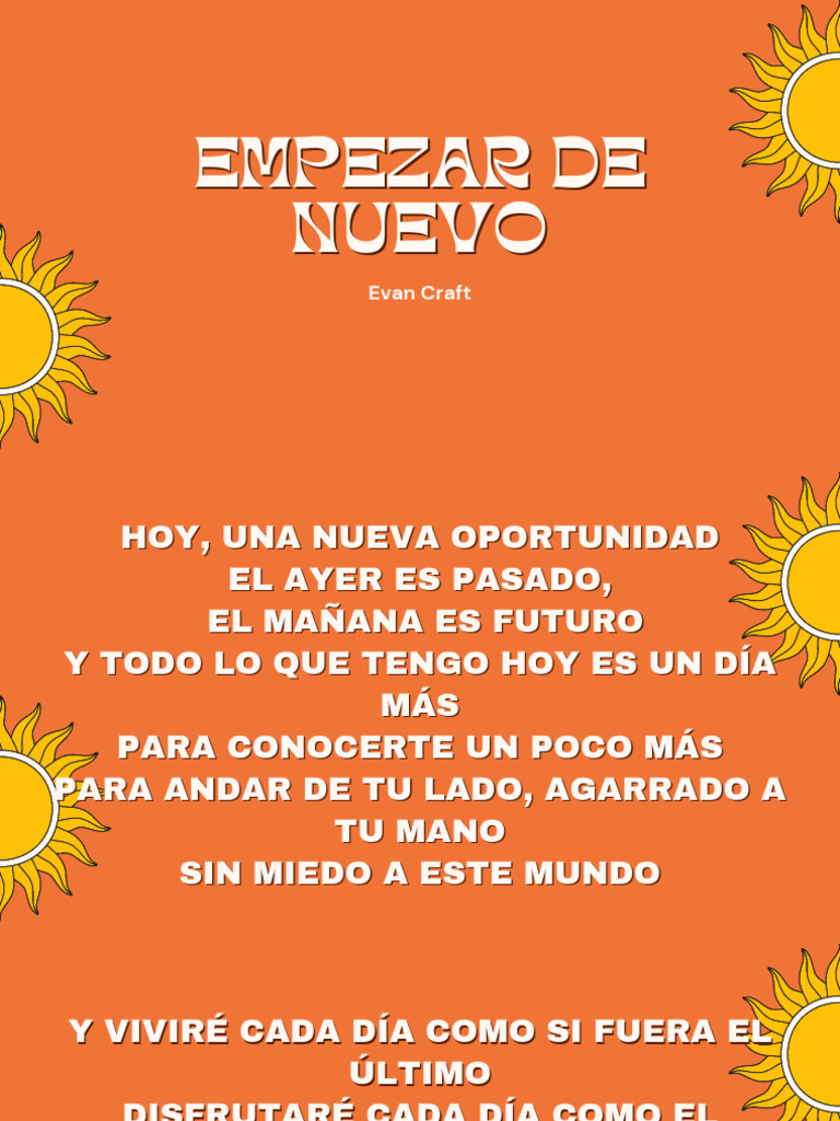 Cada Día Empezar de Nuevo | PDF