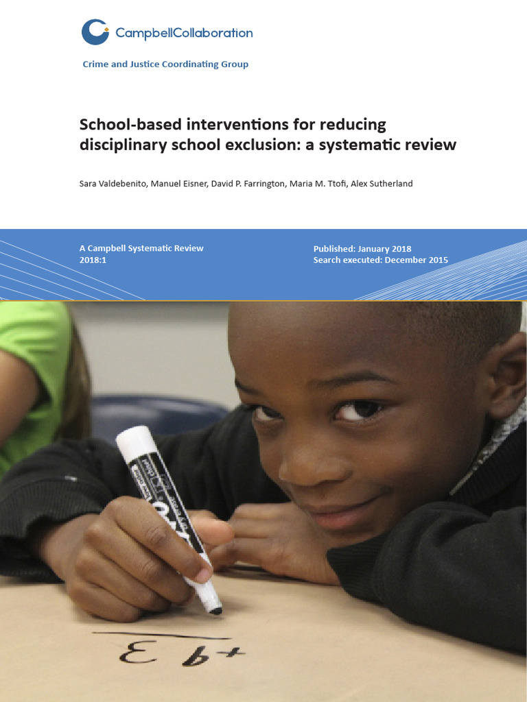 Campbell Systematic Reviews - 2018 - Valdebenito - School Based ...