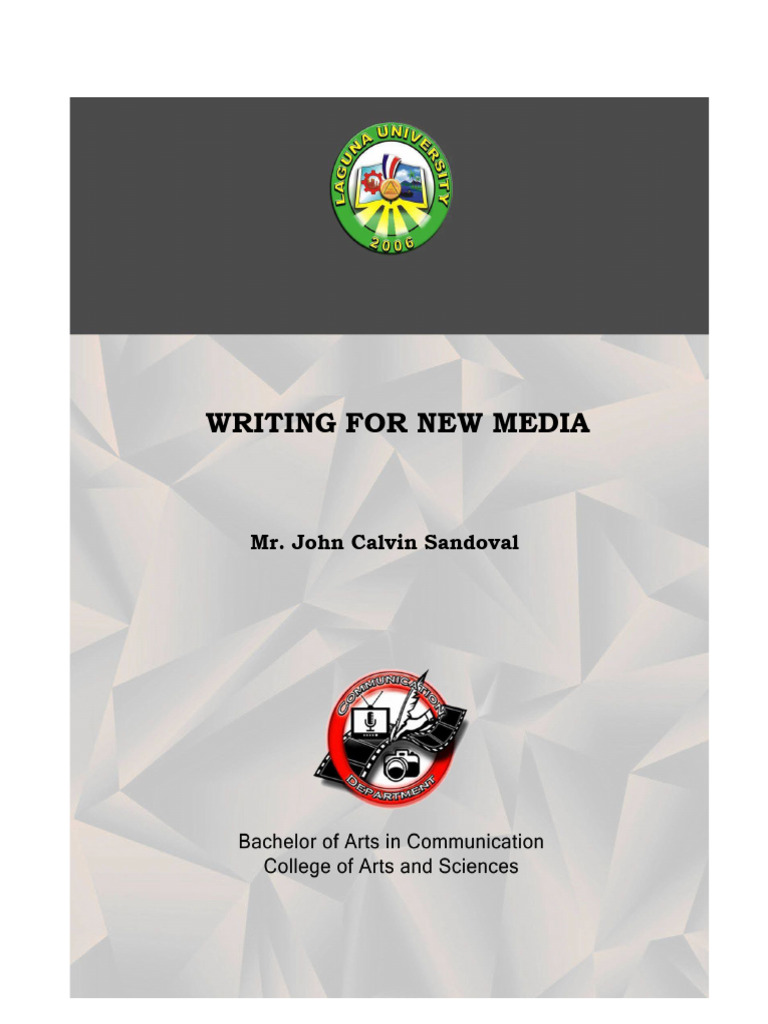 Writing for New Media Course Guide | PDF | Credibility | Mass Media