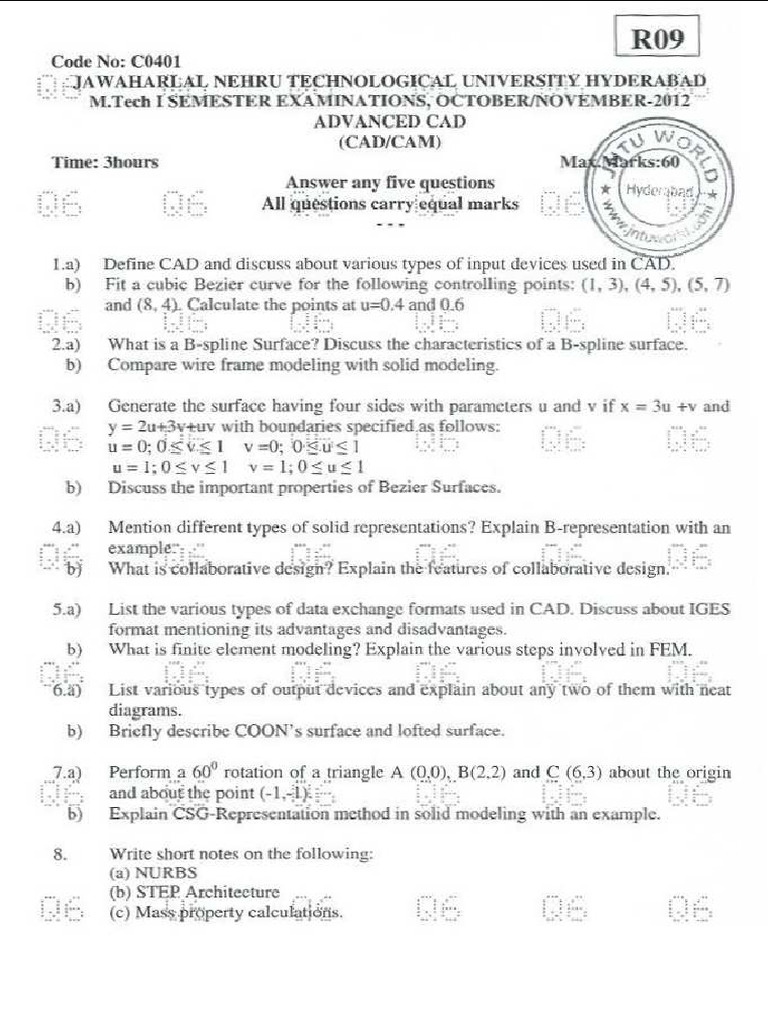 Jntuh-Acad Paper | PDF