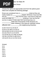 Class 10 Editing Exercises with Answers | PDF | Teaching Methods ...