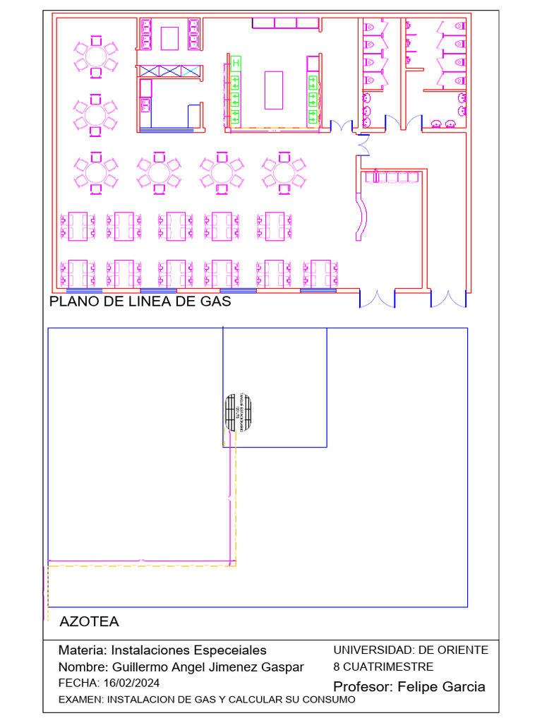 Instalacion de Gas Plano | PDF