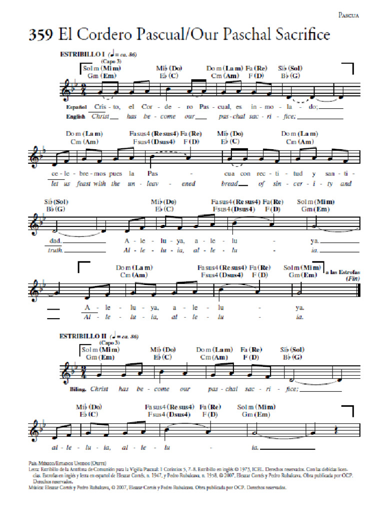 El Cordero Pascual | PDF