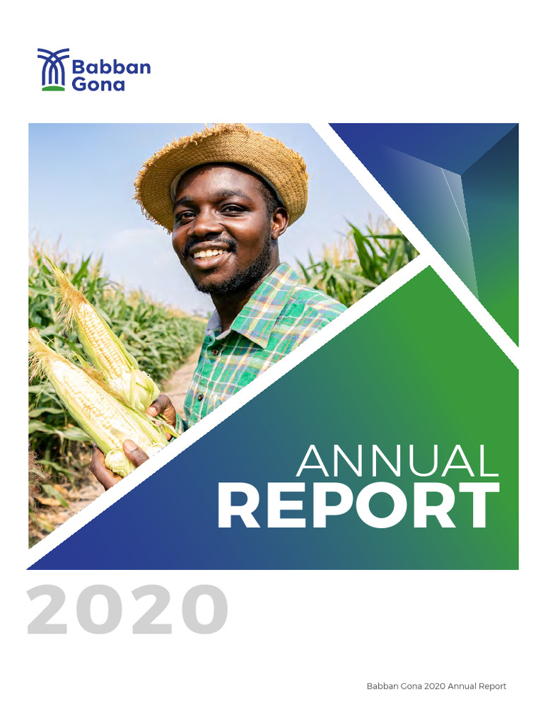 Babban Gona Annual Report 2020 | PDF | Agriculture | Smallholding