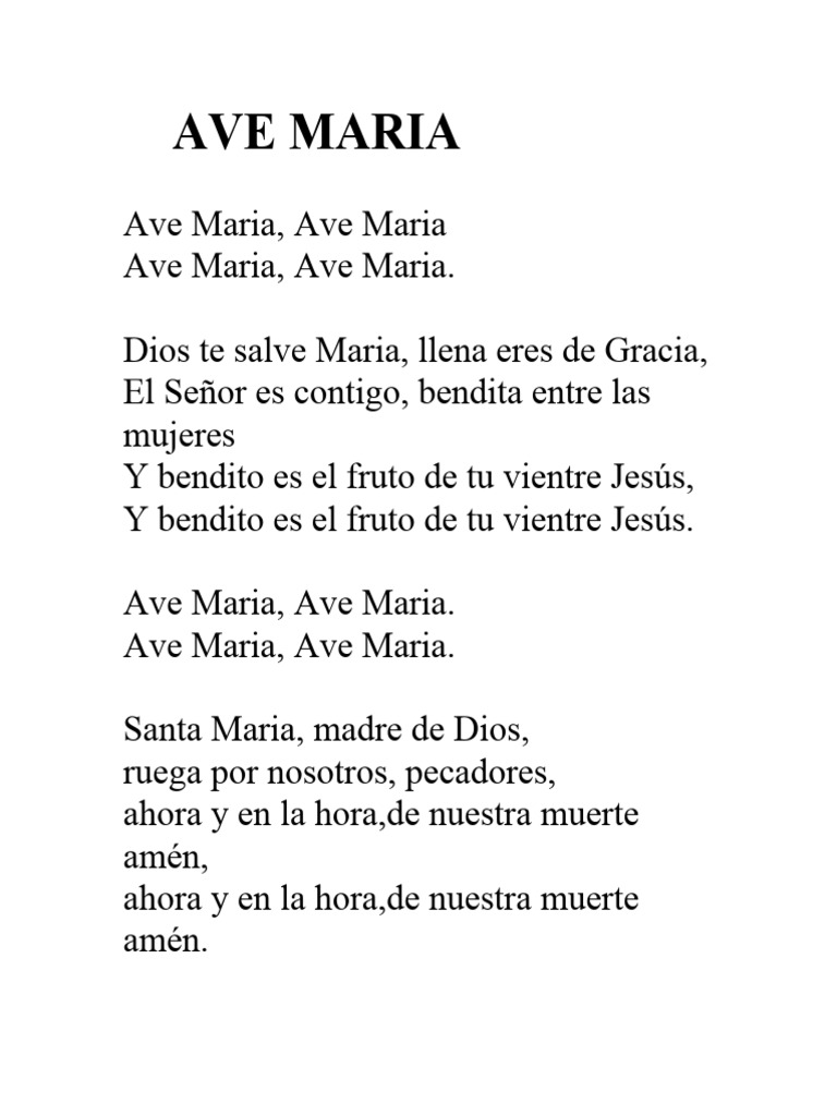 AVE MARIA | PDF