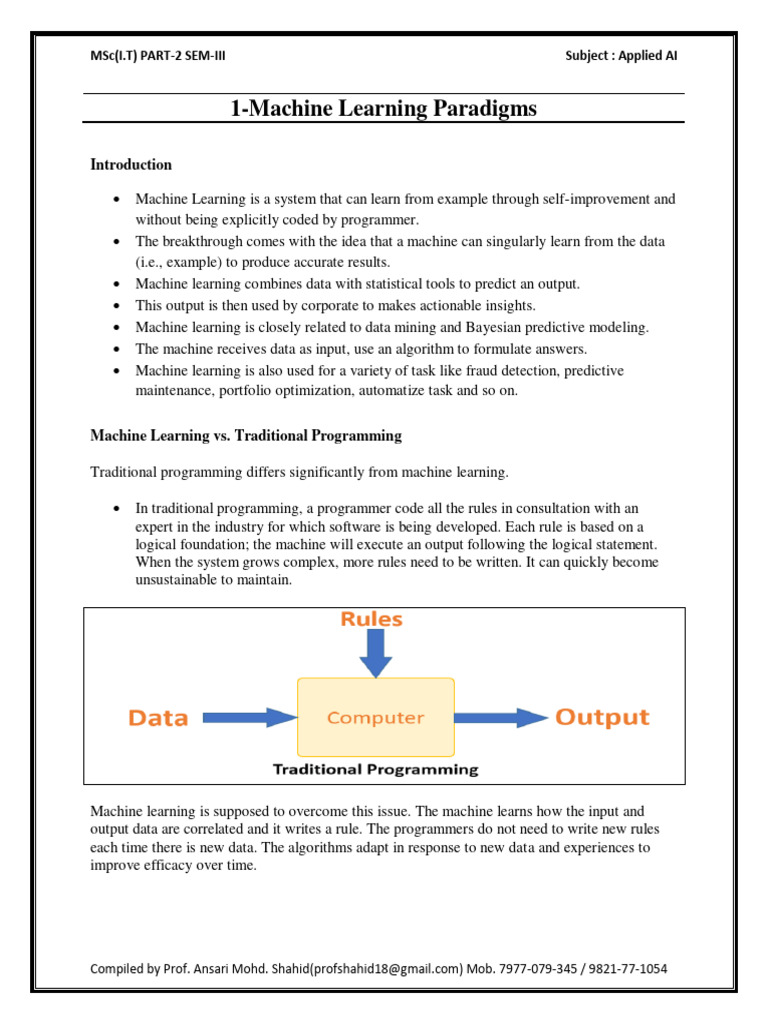 Applied Ai U3 | PDF | Machine Learning | Regression Analysis