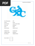 CSEC Mathematics SBA Ideas and Topics | PDF | Career & Growth