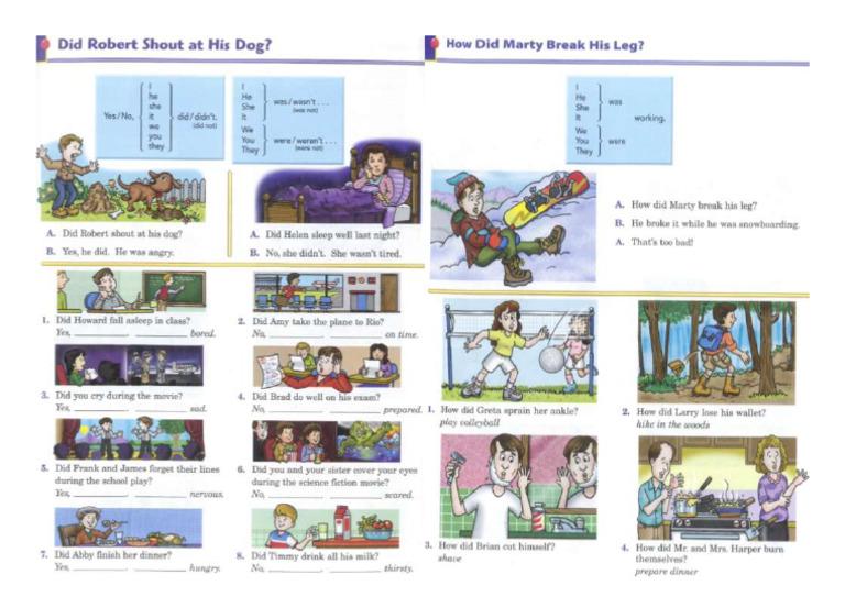 Hojas de Ingles Tercero Basico 2024 | PDF