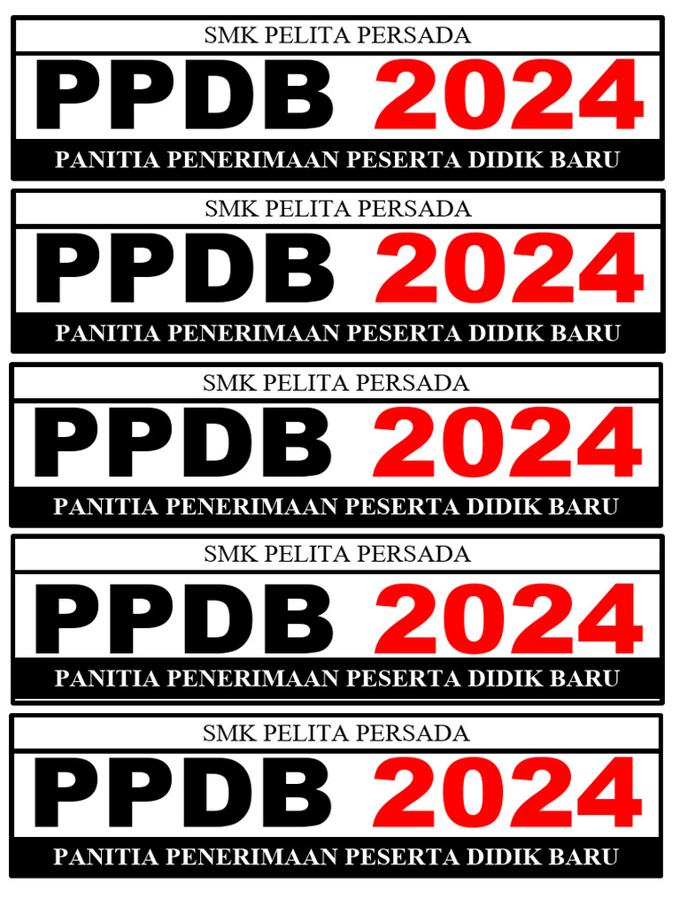 Label PPDB 2024 | PDF