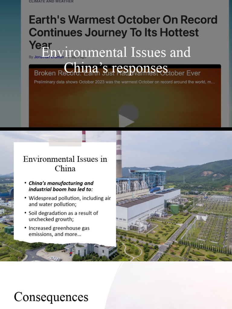 China's Environmental Challenges | PDF | Renewable Energy | Air Pollution