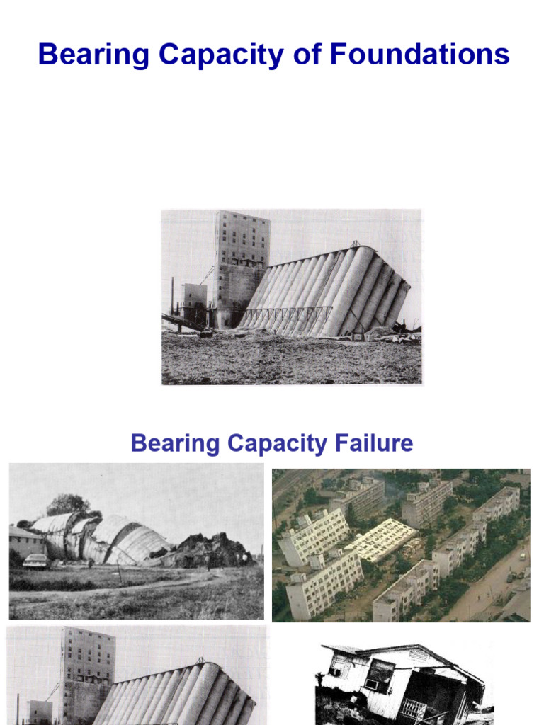 Bearing Capacity | PDF | Geotechnical Engineering | Mechanical Engineering