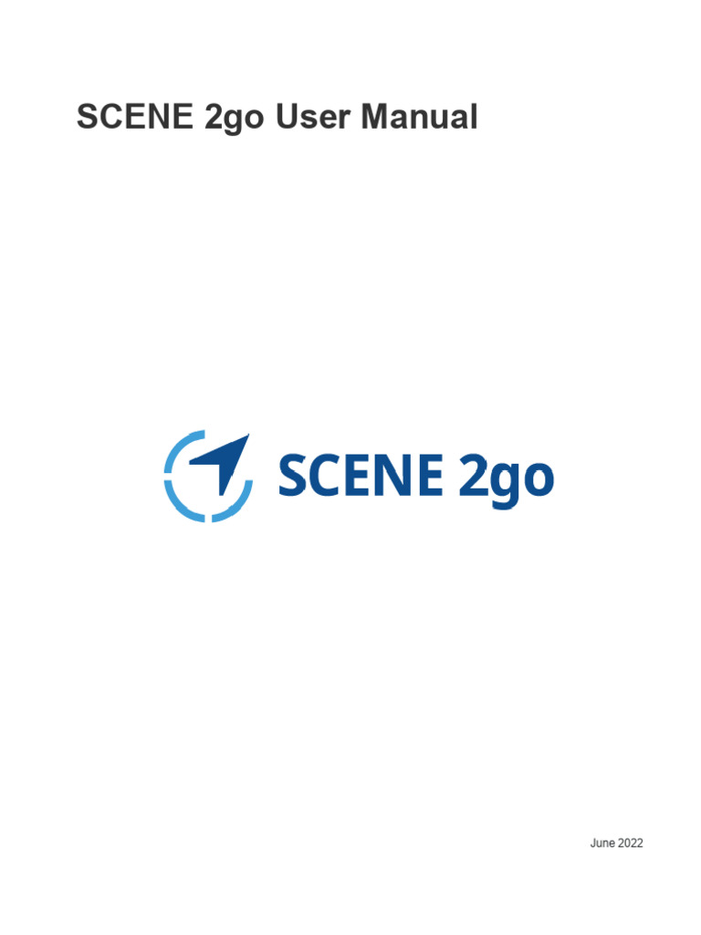 SCENE 2go Viewer Manual EN | PDF | Icon (Computing) | Point And Click