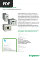 Easergy P3U30 Relay Datasheet | PDF | Relay | Power Supply