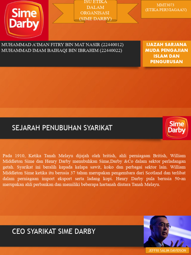 Isu Etika Sime Darby | PDF