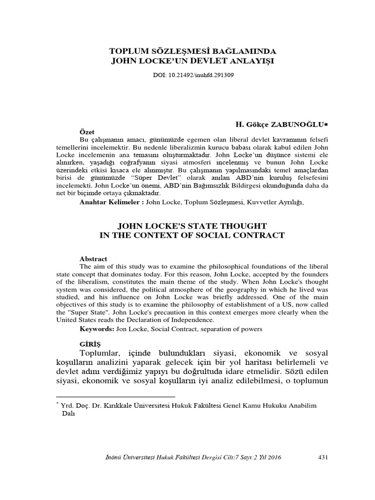 John Locke - Dergi Park | PDF
