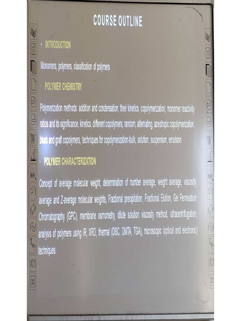 Polymer Before Midsem | PDF | Molecular Mass | Materials