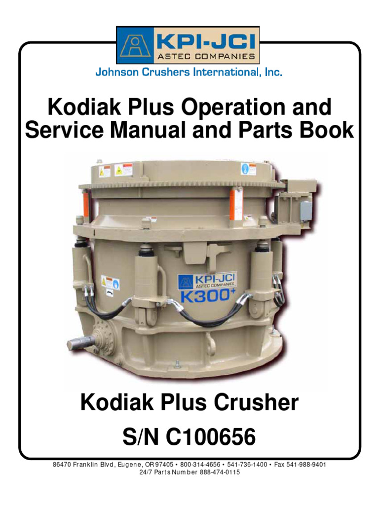 Manual Partes K300+ | PDF