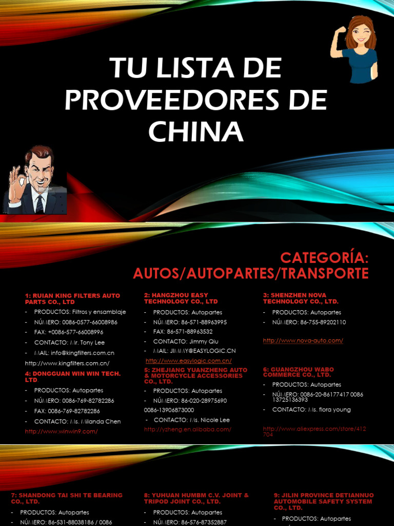 Tu Lista de Proveedores | PDF