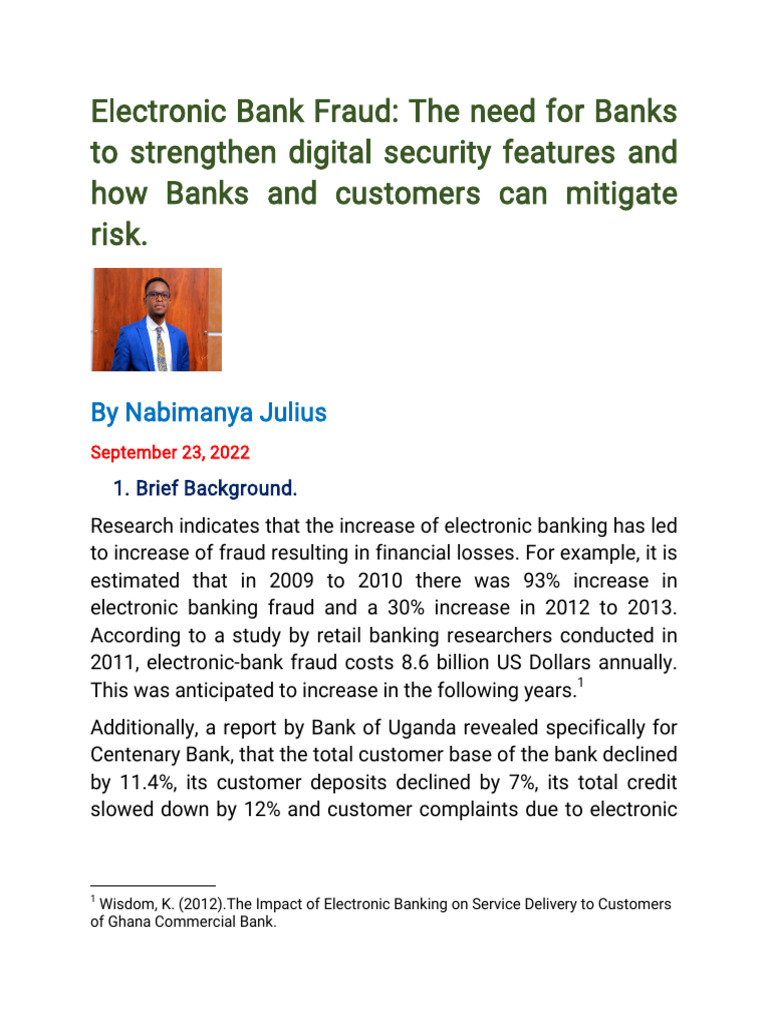 Digital Bank Fraud Julius | PDF | Computer Security | Security
