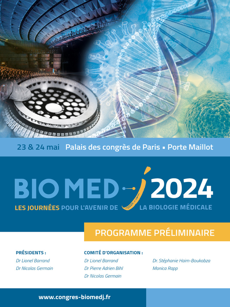 BIOMED-J 2024 : Congrès Biologie Médicale | PDF | Cancer | Maladies et ...