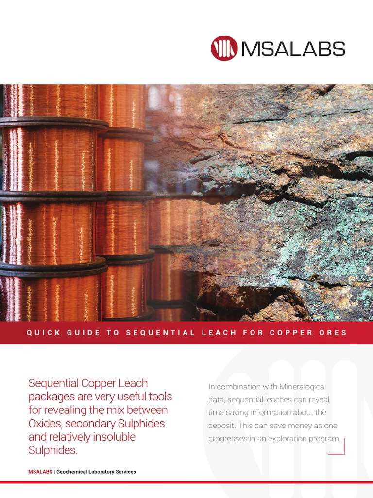 MSABroch Sequential Leach For Copper Ores A4 - Dec20 | PDF | Copper ...