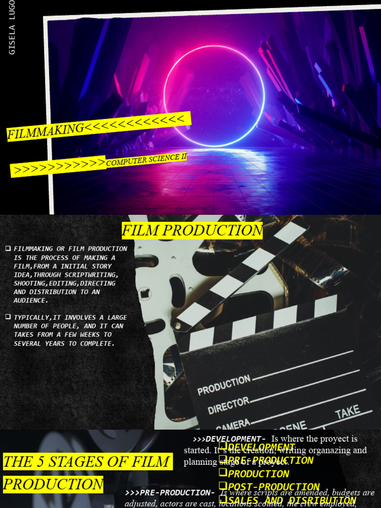 Presentación Filmmaking | PDF | Art