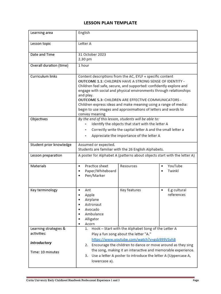 Reflection For Lesson 31:10 (Highlighted) | PDF | Learning | Letter Case