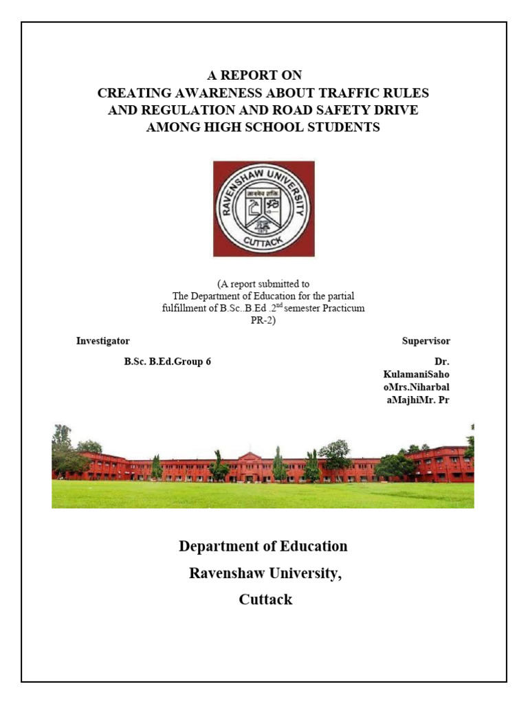 A Report On Traffic Rules | Download Free PDF | Road Traffic Safety ...