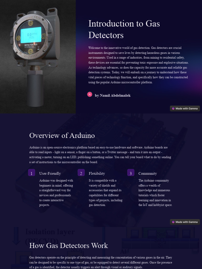Arduino Gas Detector Guide | PDF