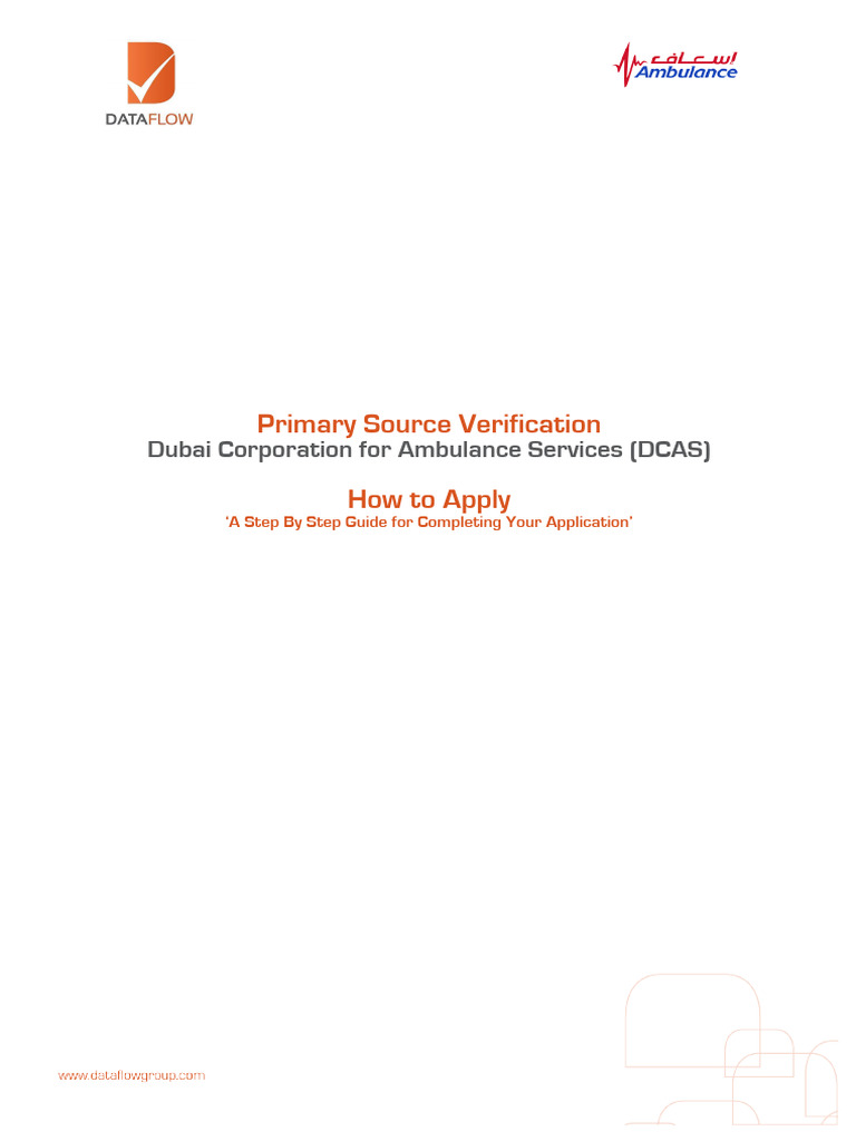 DCAS - How To Apply | PDF