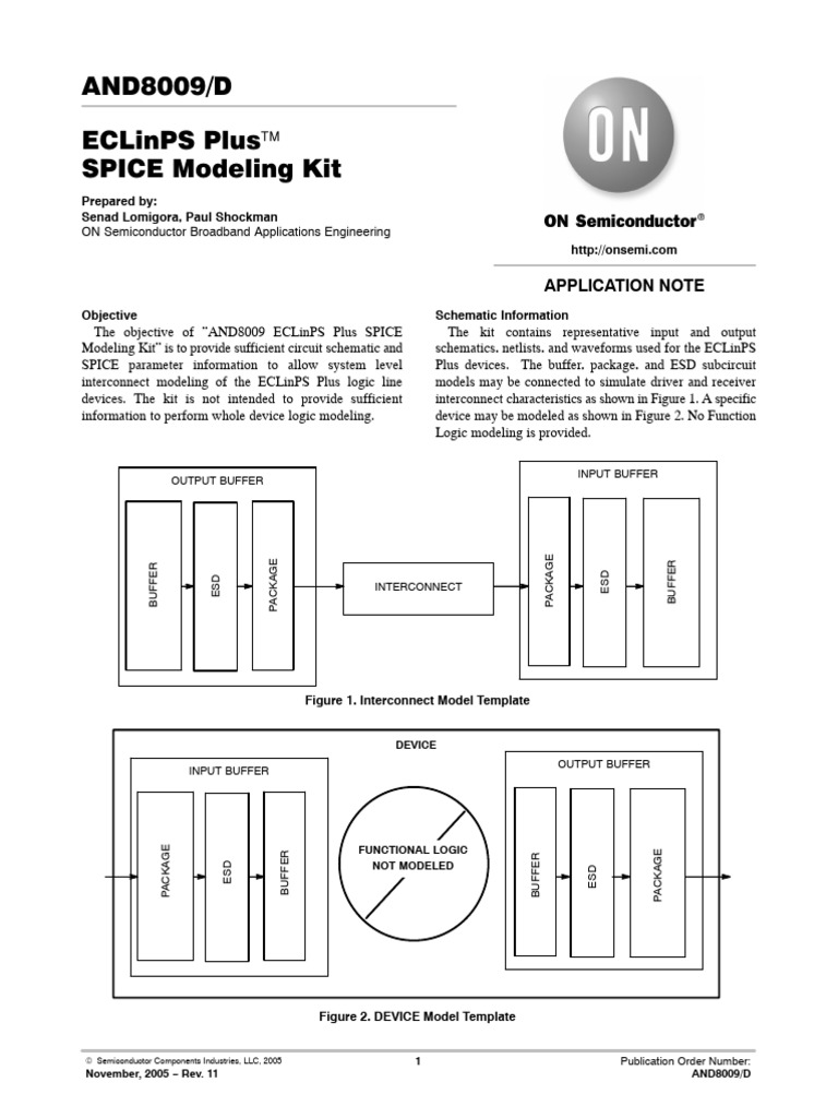 And8009 D | PDF | Spice | Electrical Engineering