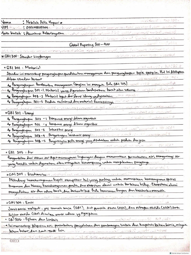Akt - Keberlanjutan RMK | PDF