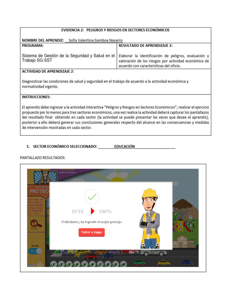 Sofia Valentina Gamboa Actividad | PDF