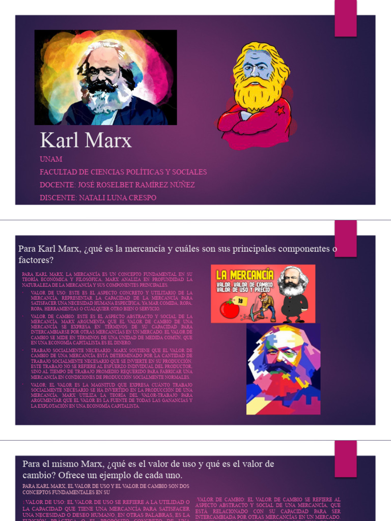Presentacion Karl Marx | PDF | Capital (economía) | Karl Marx Presentacion Karl Marx | PDF | Capital (economía) | Karl Marx