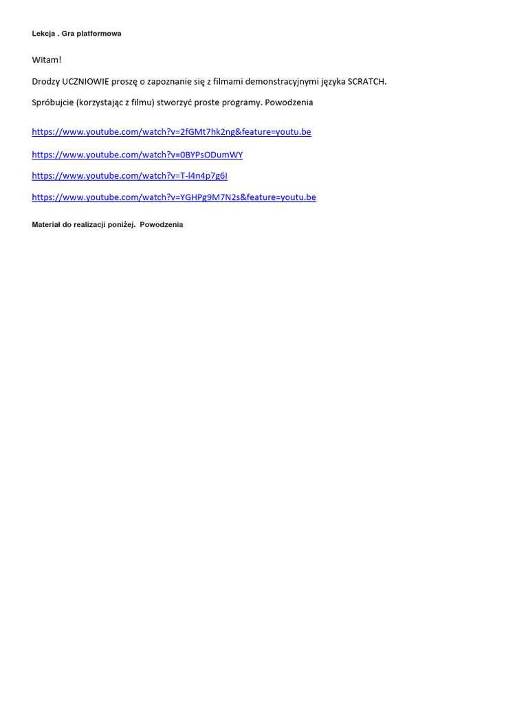 Lekcja kl6 | PDF